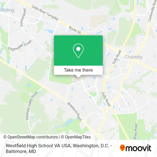 How to Get to Westfield High School VA USA in Fairfax County by Bus or ...