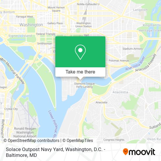 How to Get to Solace Outpost Navy Yard in Washington by Bus or Metro?