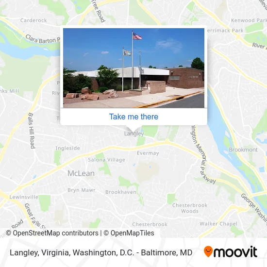 How to Get to Langley, Virginia in Fairfax County by Bus or Metro?