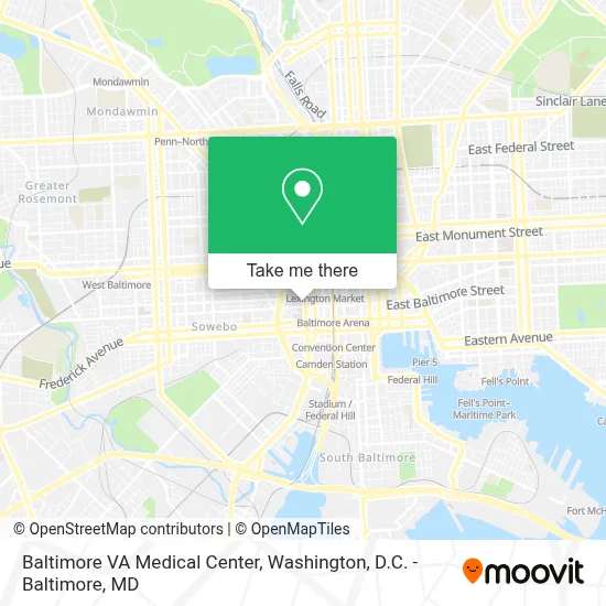 How to Get to Baltimore VA Medical Center by Bus, Light Rail or Metro?