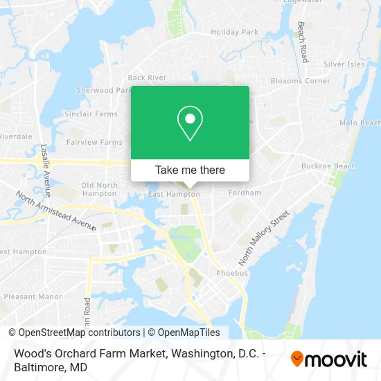 How to Get to Wood's Orchard Farm Market in Hampton by Bus?