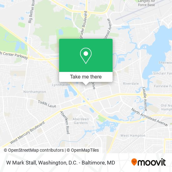 ¿Cómo llegar a W Mark Stall en Hampton en autobús o tren?