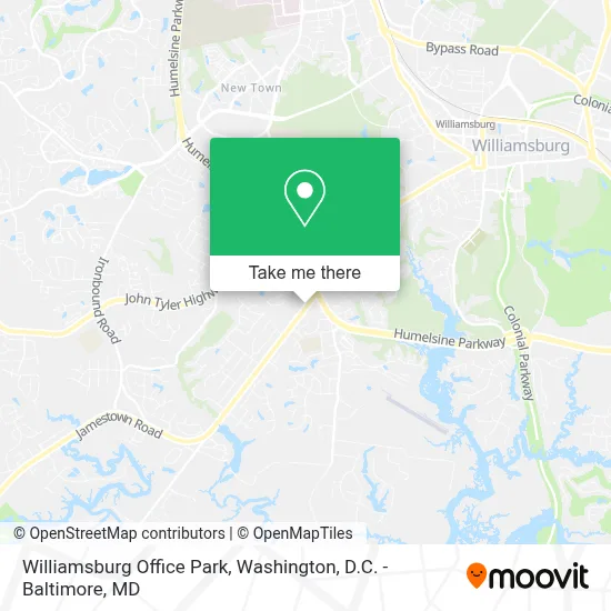 ¿Cómo llegar a Williamsburg Office Park en James City County en autobús ...
