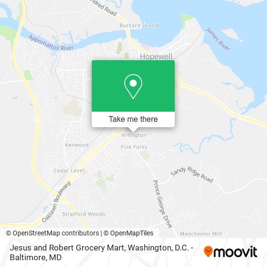 ¿Cómo llegar a Jesus and Robert Grocery Mart en transporte público?