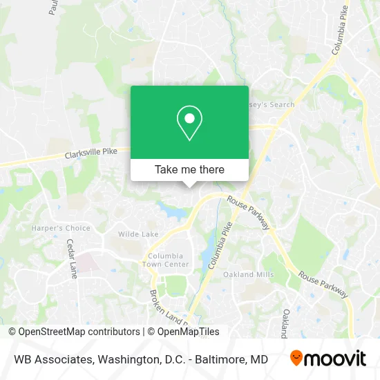 ¿Cómo llegar a WB Associates en Howard County en autobús o tren?