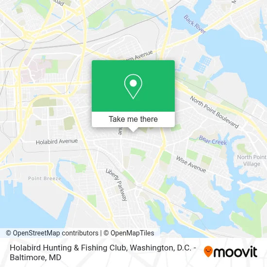 ¿Cómo llegar a Holabird Hunting & Fishing Club en Baltimore County en ...