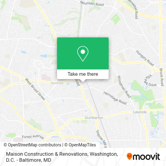 How to Get to Maison Construction & Renovations in Henrico County by ...