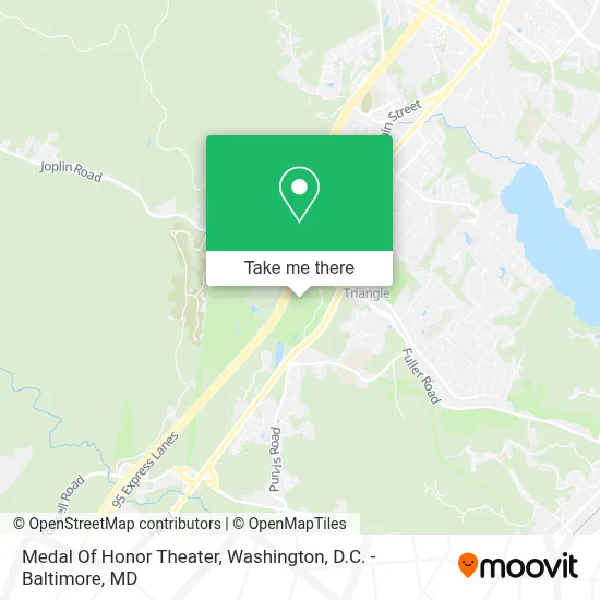 ¿Cómo llegar a Medal Of Honor Theater en Prince William County en autobús?