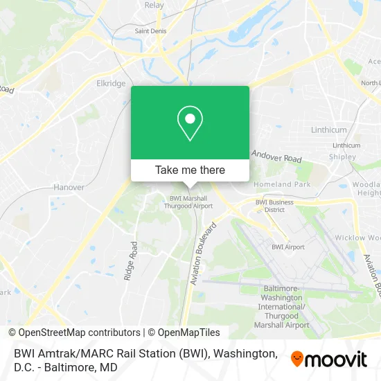 How to Get to BWI Amtrak / MARC Rail Station in Anne Arundel County by ...