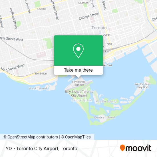 How to Get to Ytz - Toronto City Airport by Bus, Streetcar or Subway?