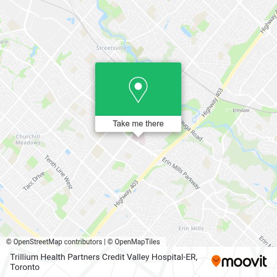 How to Get to Trillium Health Partners Credit Valley Hospital-ER in ...