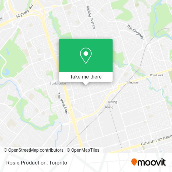 How to Get to Rosie Production in Toronto by Bus, Train or Subway?