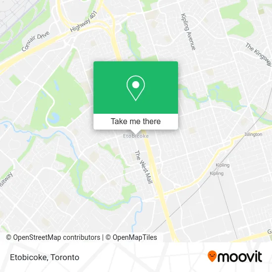 How to Get to Etobicoke in Toronto by Bus, Subway or Train?