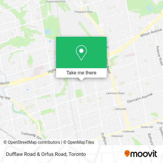 How to Get to Dufflaw Road & Orfus Road in Toronto by Bus, Subway or ...