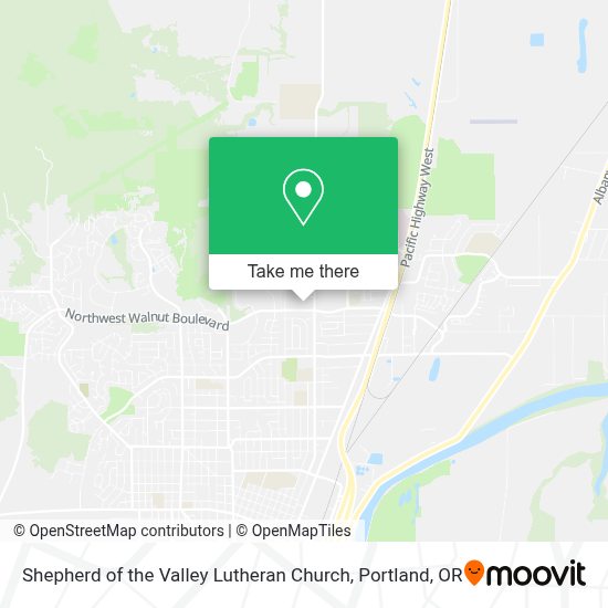 ¿Cómo llegar a Shepherd of the Valley Lutheran Church en Portland, OR ...