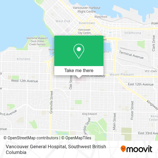How to Get to Vancouver General Hospital by Bus or SkyTrain?