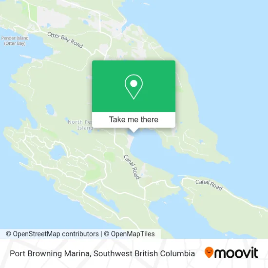 Comment se rendre à Port Browning Marina en transport en commun?