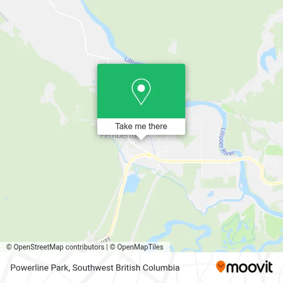 Comment aller à Powerline Park à Pemberton en bus