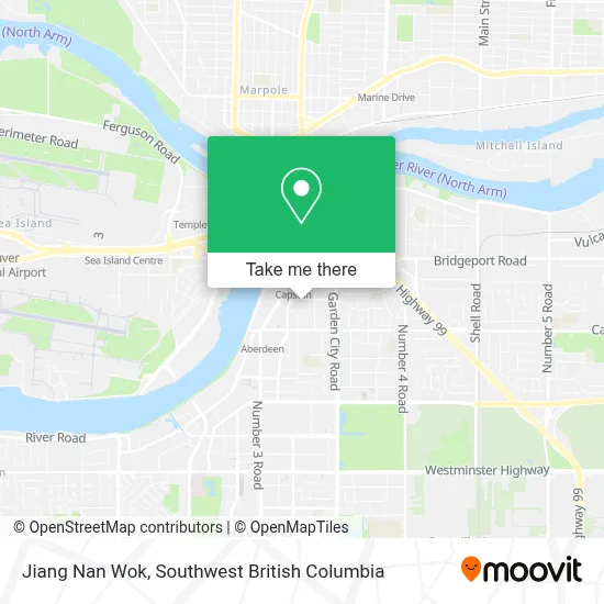 How to Get to Jiang Nan Wok in Richmond by Bus or SkyTrain?