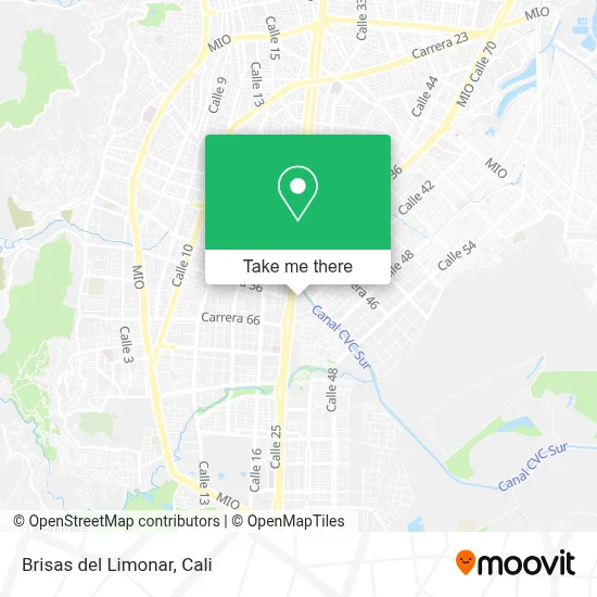 ¿Cómo llegar a Brisas del Limonar en Santiago De Cali en autobús?