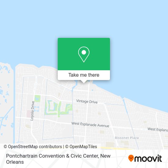 How to get to Pontchartrain Convention & Civic Center in Kenner by bus?