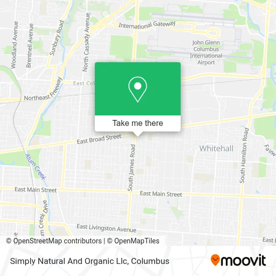 ¿Cómo llegar a Simply Natural And Organic Llc en Columbus en autobús?