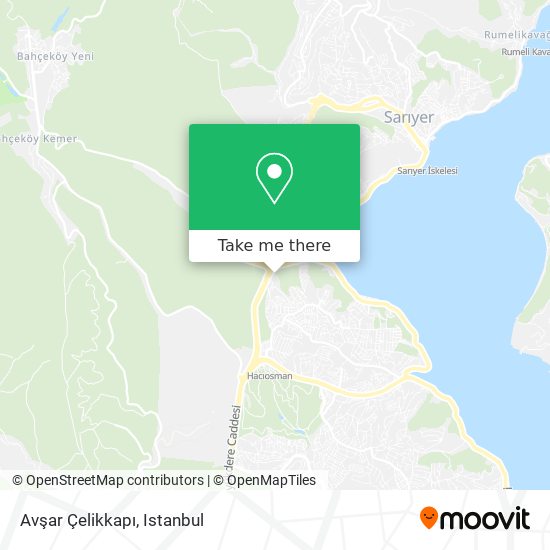 How to get to Avşar Çelikkapı in Sariyer by Bus, Cable Car or Metro?