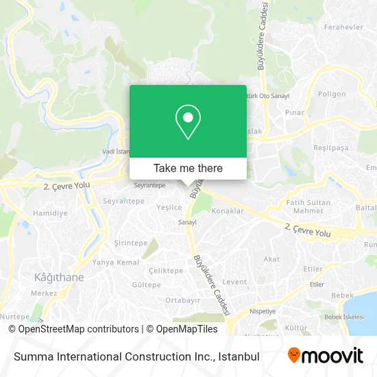How to Get to Summa International Construction Inc. in Sariyer by Bus ...