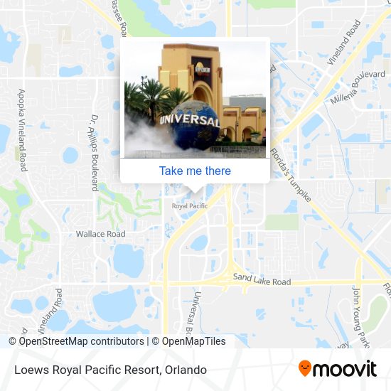 How to Get to Loews Royal Pacific Resort in Orlando by Bus?