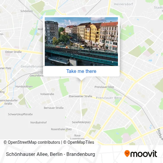 How to Get to Schönhauser Allee in Prenzlauer Berg by Bus, Train, Light ...