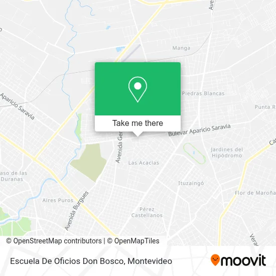 ¿Cómo llegar a Escuela De Oficios Don Bosco en Montevideo en Bus?
