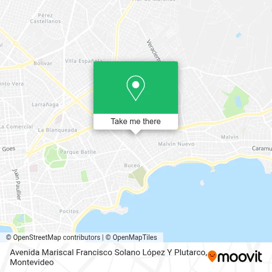 ¿Cómo llegar a Avenida Mariscal Francisco Solano López Y Plutarco en ...