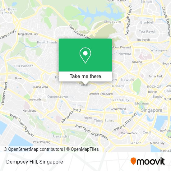 How to Get to Dempsey Hill in Singapore by Metro or Bus?