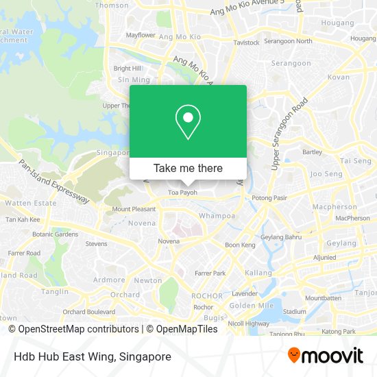 How to Get to Hdb Hub East Wing in Singapore by Bus or Metro?
