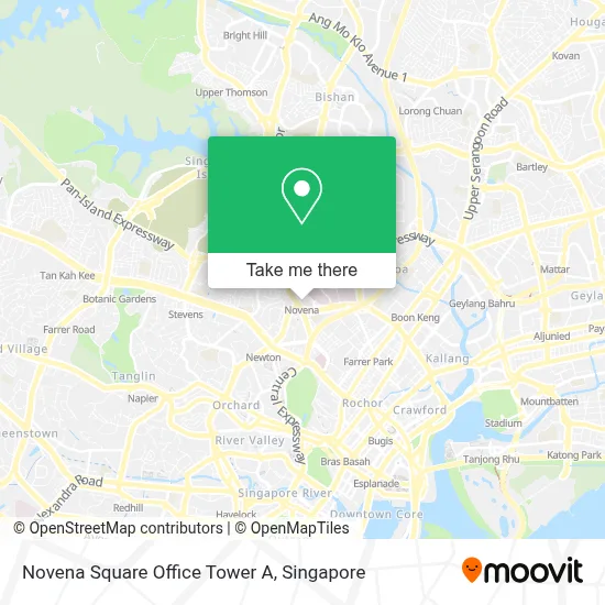 How to Get to Novena Square Office Tower A in Singapore by Metro or Bus?