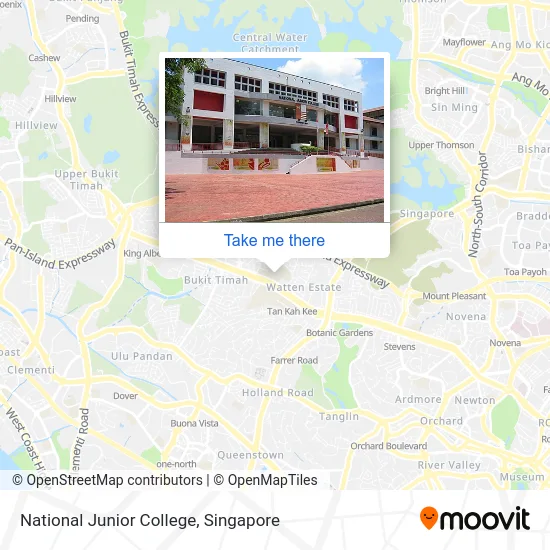 How to Get to National Junior College in Northwest by Metro or Bus?