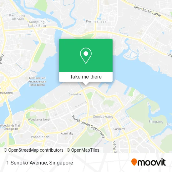 How to Get to 1 Senoko Avenue in Northwest by Bus or Metro?