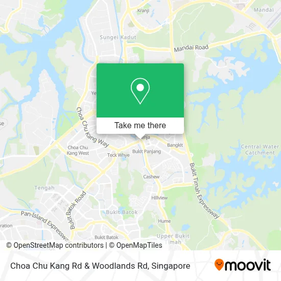How to Get to Choa Chu Kang Rd & Woodlands Rd in Northwest by Metro ...
