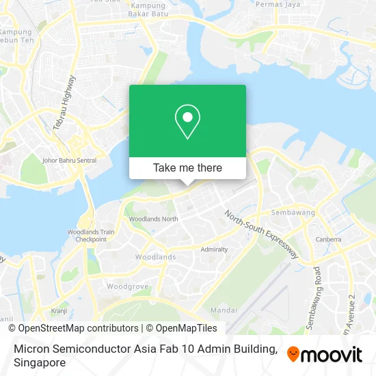 How to Get to Micron Semiconductor Asia Fab 10 Admin Building in ...
