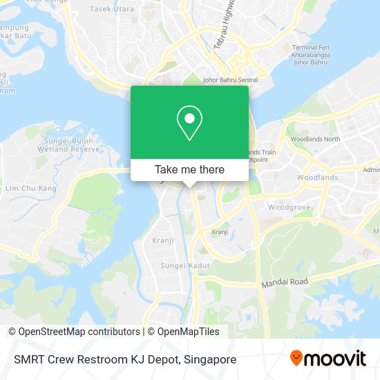 How to Get to SMRT Crew Restroom KJ Depot in Northwest by Bus or Metro?