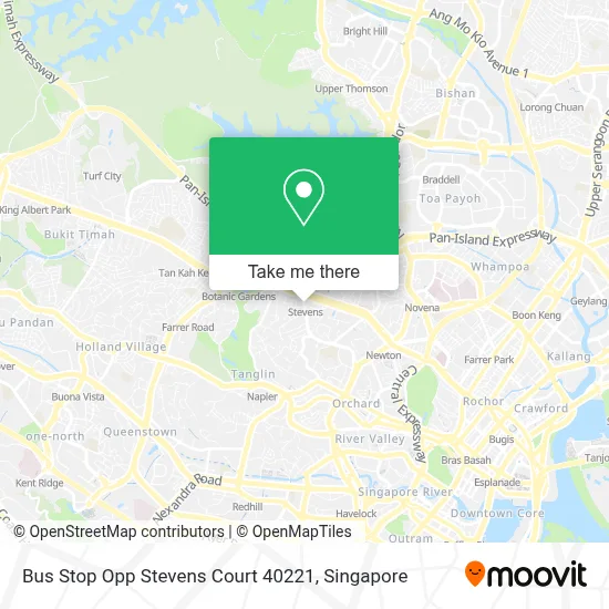 How to Get to Bus Stop Opp Stevens Court 40221 in Singapore by Metro or ...