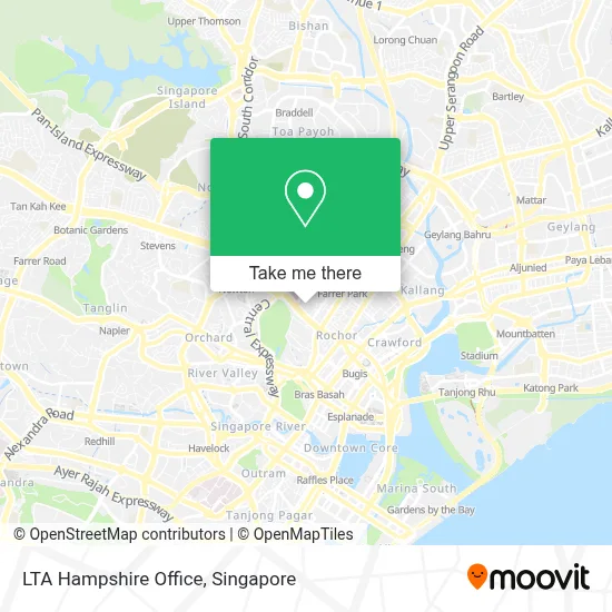 How to Get to LTA Hampshire Office in Singapore by Bus, Metro or MRT & LRT?