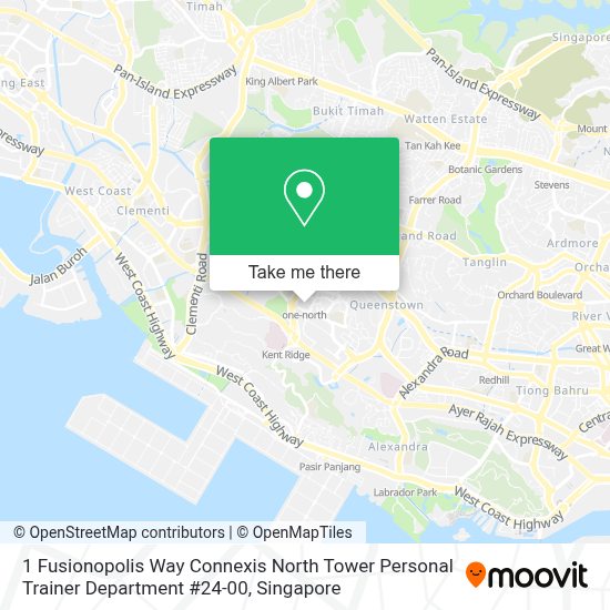 How to Get to 1 Fusionopolis Way Connexis North Tower Personal Trainer ...