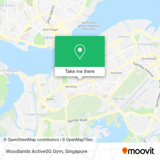 How to Get to Woodlands ActiveSG Gym in Northwest by Bus or Metro?