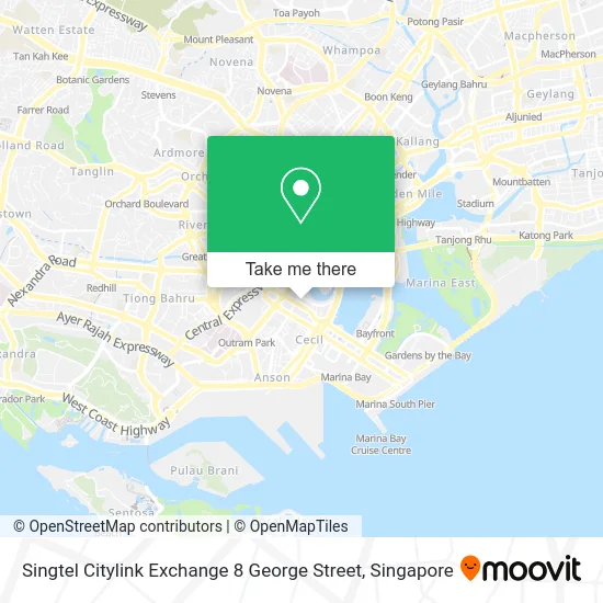 How to Get to Singtel Citylink Exchange 8 George Street in Singapore by ...