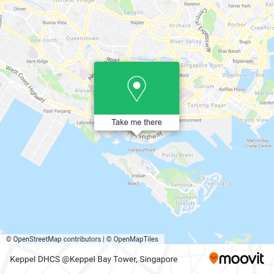 How to Get to Keppel DHCS @Keppel Bay Tower in Singapore by Metro or Bus?