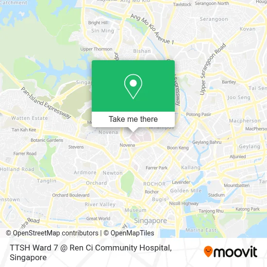 How to Get to TTSH Ward 7 @ Ren Ci Community Hospital in Singapore by ...
