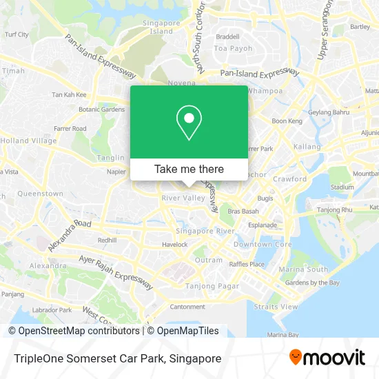 How to Get to TripleOne Somerset Car Park in Singapore by Bus or Metro?