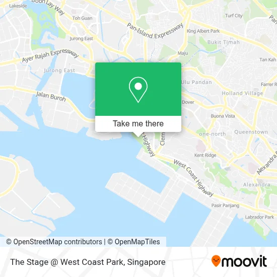 How to Get to The Stage @ West Coast Park in Southwest by Bus or Metro?