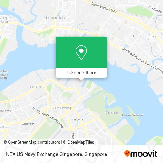 How to Get to NEX US Navy Exchange Singapore in Northwest by Bus, Metro ...